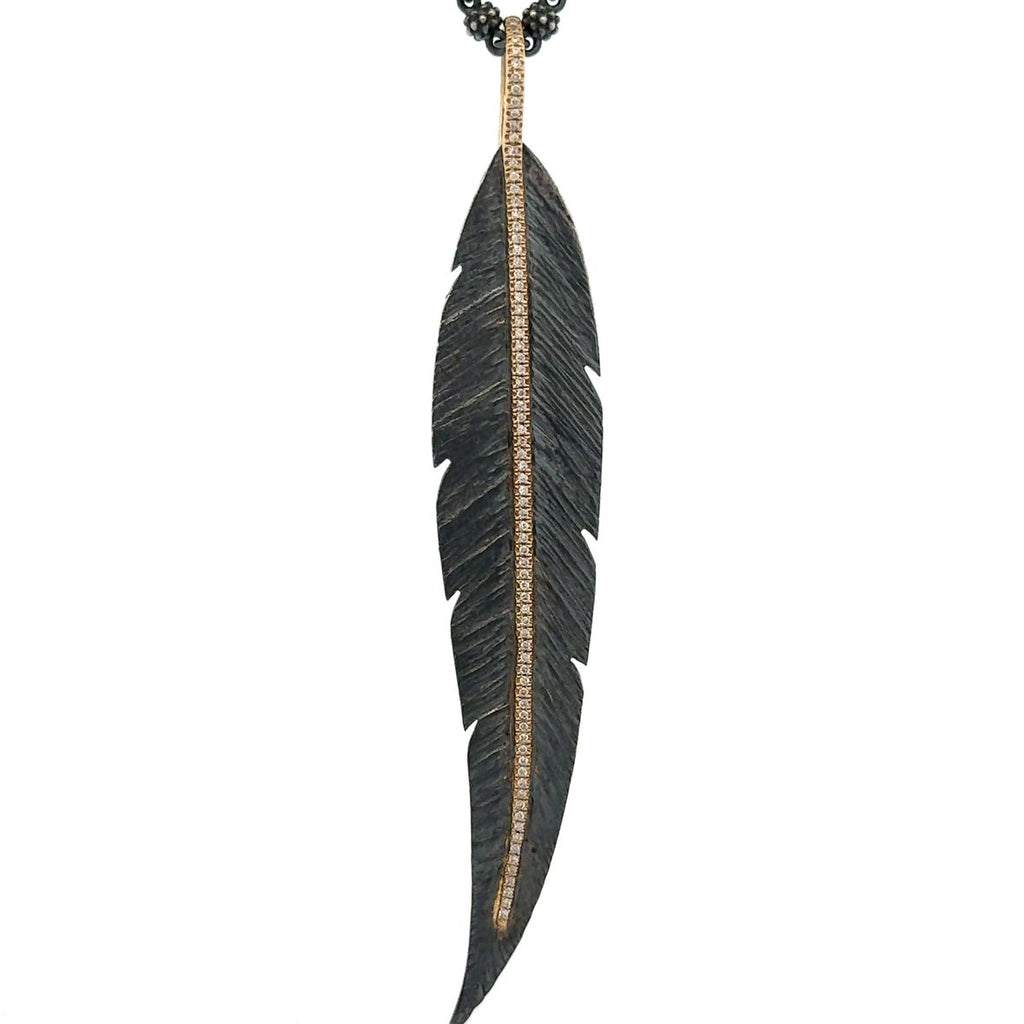 Large Diamond Feather – Reads Jewelers
